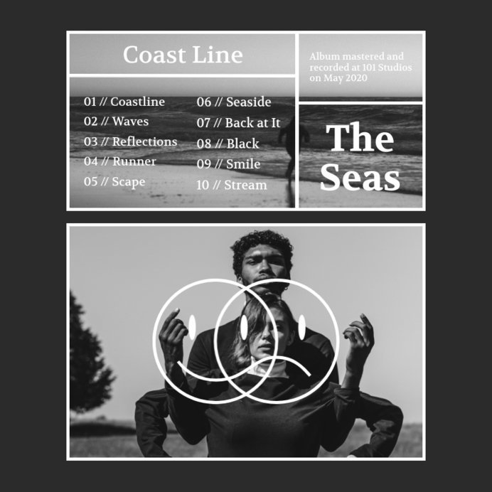 Placeit - R&B Album Cover Template Featuring Artistic Portraits