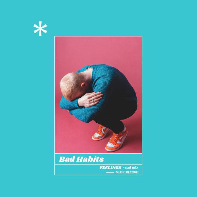 Placeit - Pop Album Cover Template with a Pastel Color Palette Design