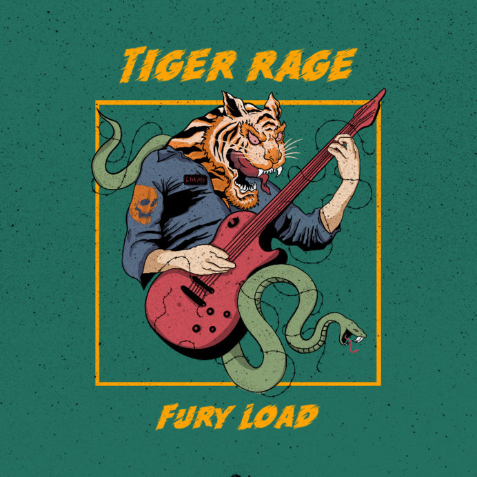 Placeit - Illustrated Album Cover Maker for a Punk Band Featuring a ...