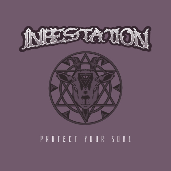 Placeit - Trap-Metal Logo Generator with a Demonic Goat Graphic