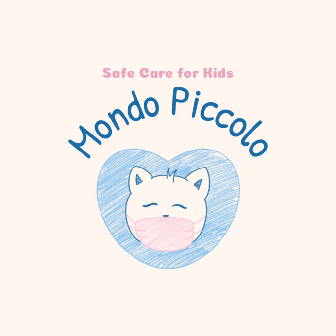 Placeit - Illustrated Logo Template for a Safe Care for Kids