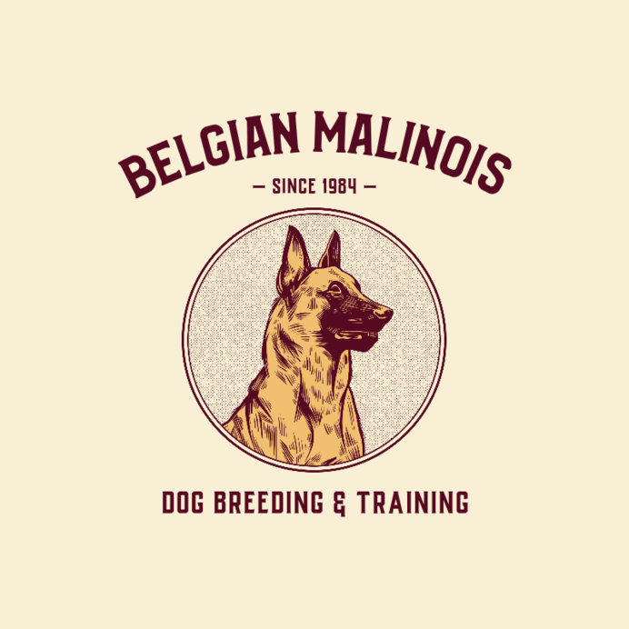 Placeit - Strong Logo Generator for a Dog Breeder and Trainer
