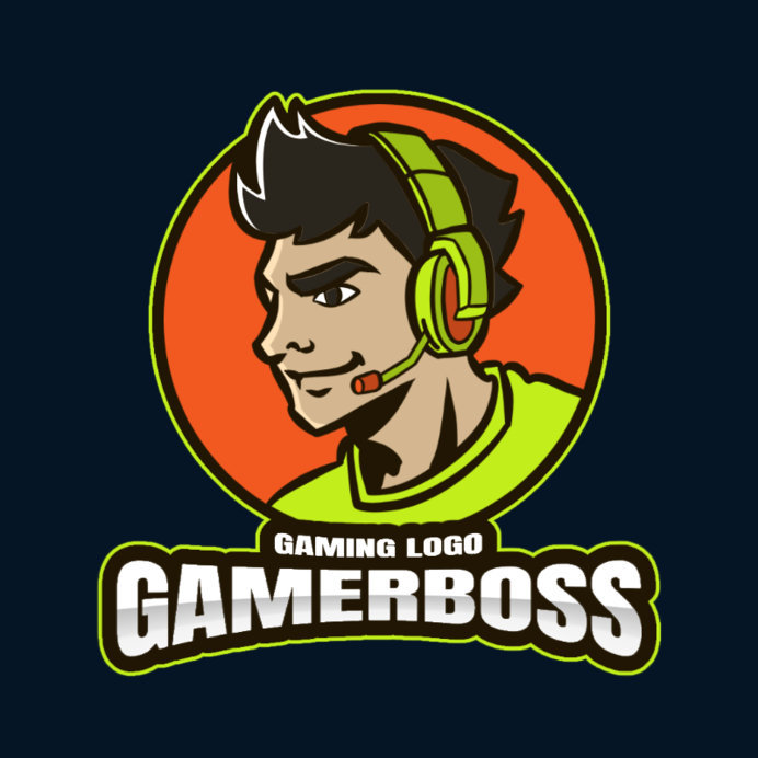 Placeit - Gaming Logo Maker Featuring Profile Illustrations of Gamers