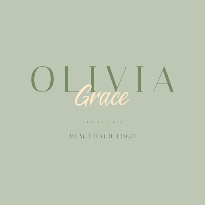 Placeit - MLM Coach Logo Creator with an Elegant Typography