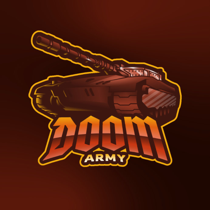 Placeit - Online Gaming Logo Generator with a Graphic of a Powerful War ...