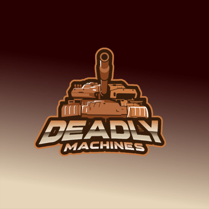 Placeit - Gaming Logo Creator with a Graphic of a Universal Tank