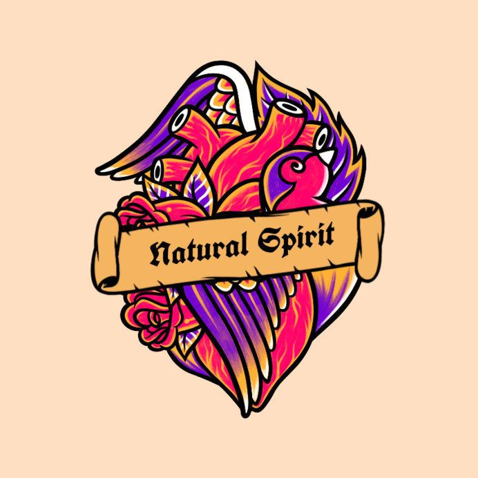 Placeit - Illustrated Logo Maker for a Classic Rock Band Featuring a ...