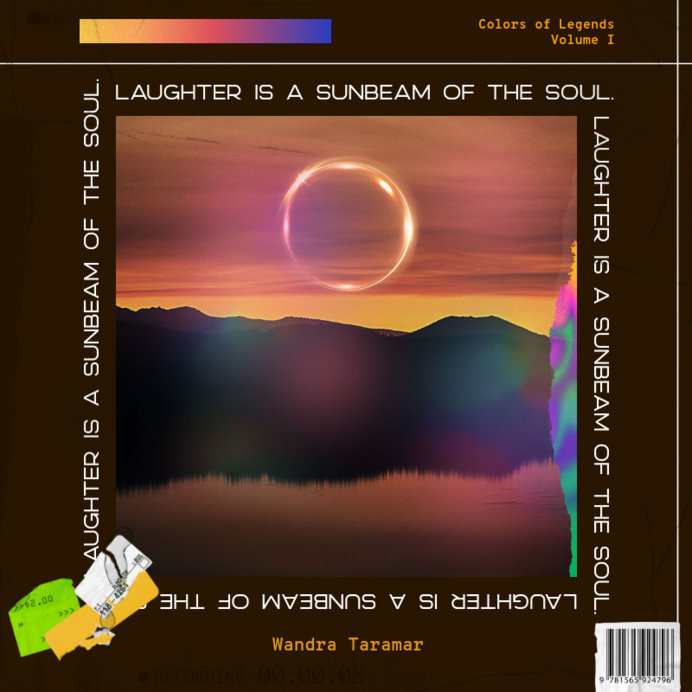 Placeit - Trap Album Cover Creator with a Colorful Overlay