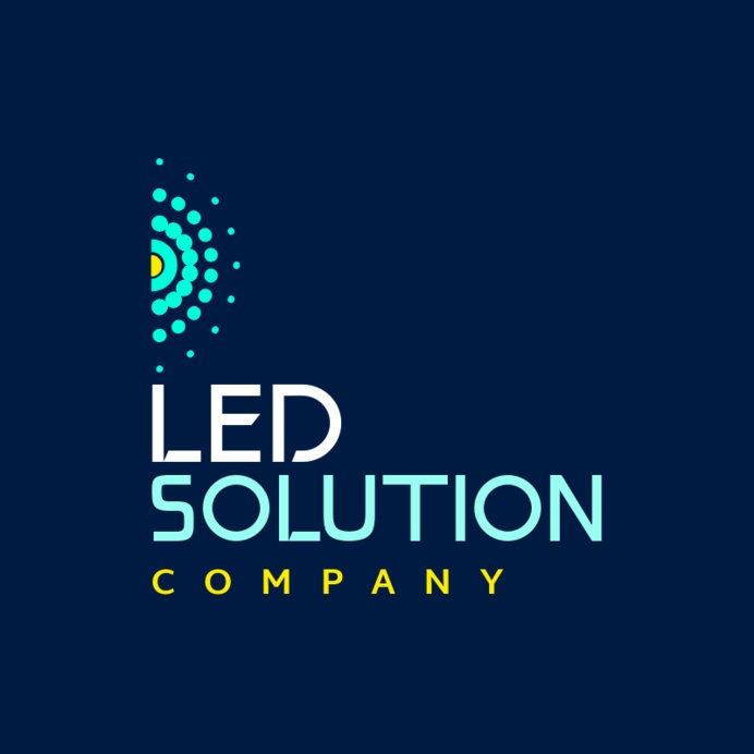 Placeit - Logo Maker for a LED Solutions Company