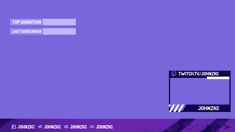 Placeit - OBS Stream Overlay Generator With a Minimal Style and a ...
