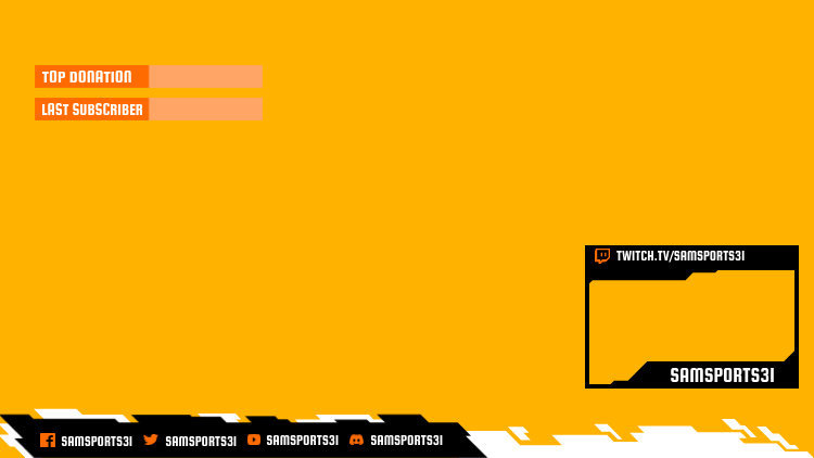 Placeit - OBS Stream Overlay Template for Twitch Streamers Featuring a ...