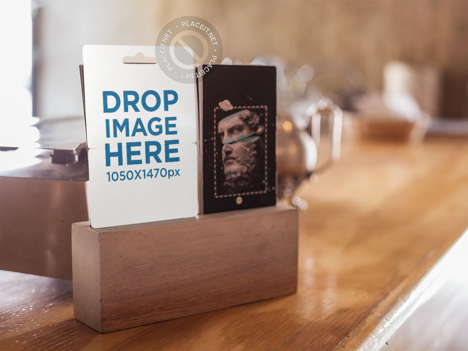 Placeit - Gift Card Template at the Counter