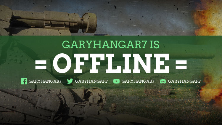 Placeit - Twitch Offline Banner Design Template for War Gamers