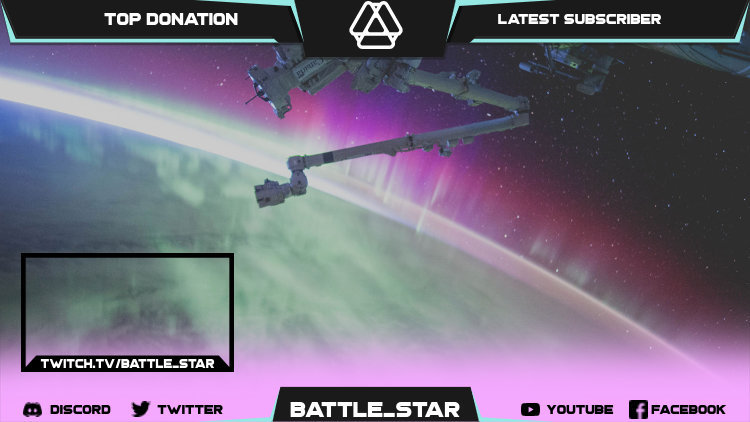Placeit - Destiny-Inspired Twitch Overlay Template with Space-Themed ...