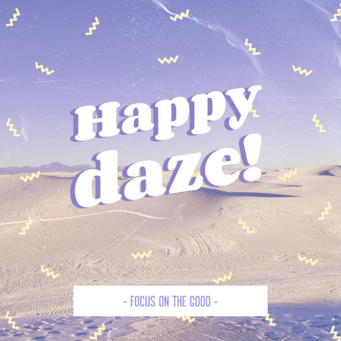 Placeit - VSCO-Style Instagram Post Maker Featuring a Happy Quote