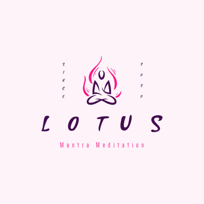 Placeit - Meditation Center Logo Creator with a Graphic of a Man in a ...