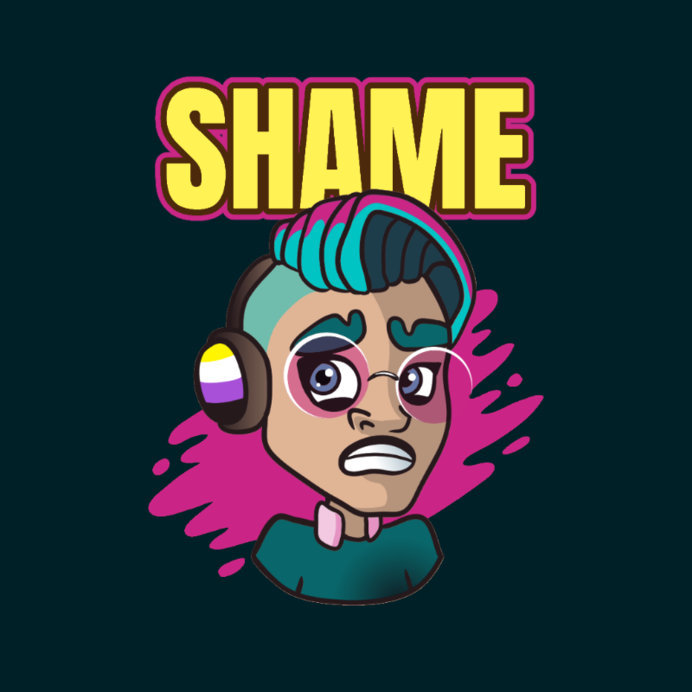 Placeit - Twitch Emote Logo Creator Featuring a Non-Binary Character ...
