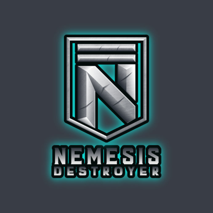 Placeit - Monogram Gaming Logo Maker with a Metal Effect