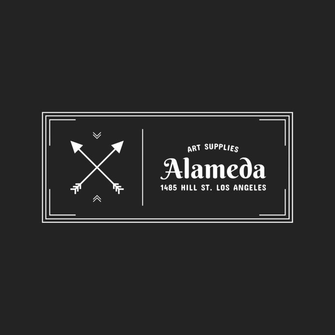 Placeit - Rectangular Badge Logo Maker