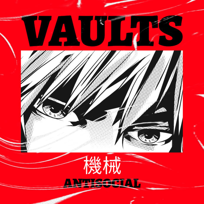 Placeit - Album Cover Maker With a Manga Character for a Rock Music Project