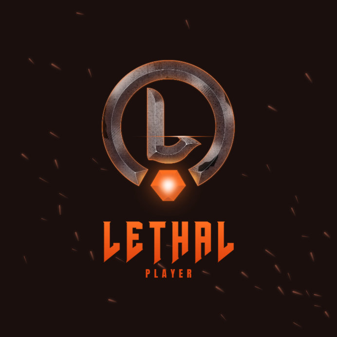 Placeit - Logo Generator for Lethal eSports Players with a Metallic Effect