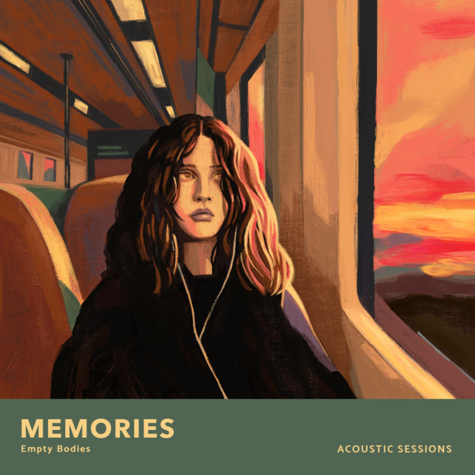 Placeit - R&B Album Cover Template with a Melancholic Illustration of a ...