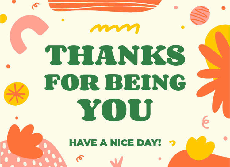 Placeit - Greeting Card Design Template Featuring Wholesome Messages