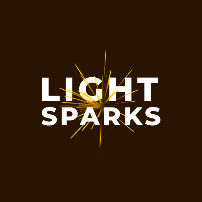 Placeit - Typography Logo Generator Featuring Light Sparks