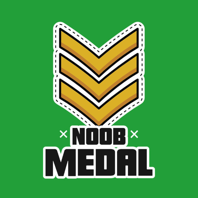 Placeit - Sticker Design Template Featuring a Beginner Military Medal