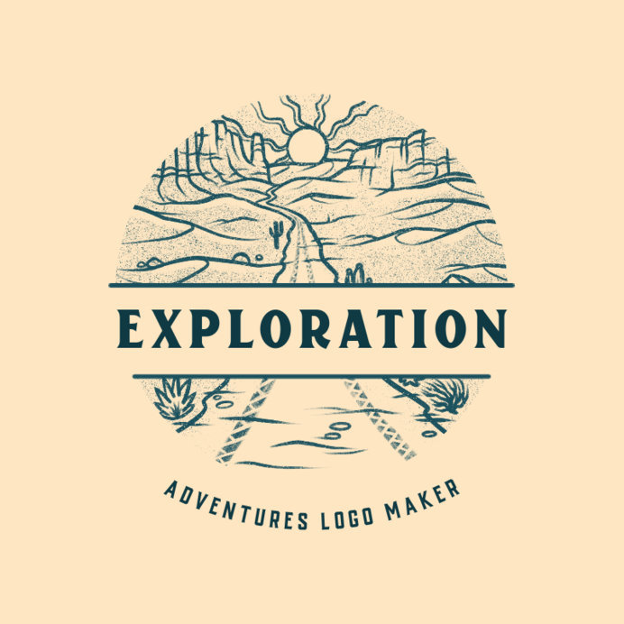 Placeit - Logo Template for an Excursions Travel Agency
