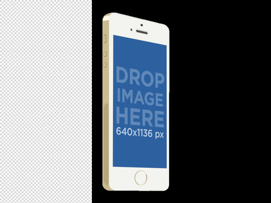 Placeit - iPhone Mockup Featuring a Transparent Background