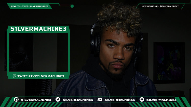 Placeit - Simple Overlay Design Template for Twitch Streamers