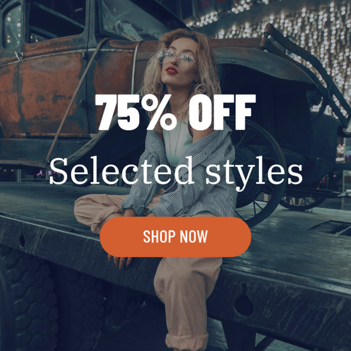 Placeit - Banner Maker for a Store Sale with Bold Font