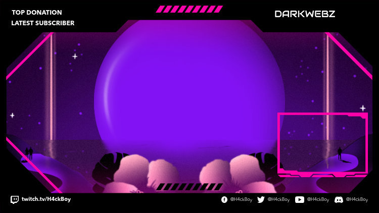 Placeit - Twitch Overlay Generator with an Elegant Surrealistic Background