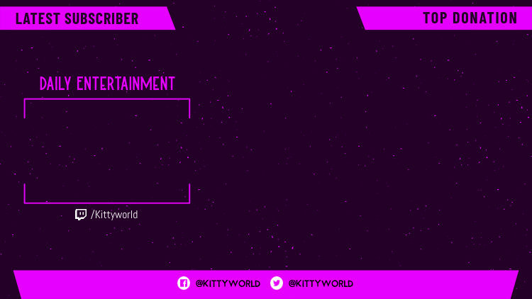 Placeit - Twitch Overlay Design Creator with a Minimalist Grid