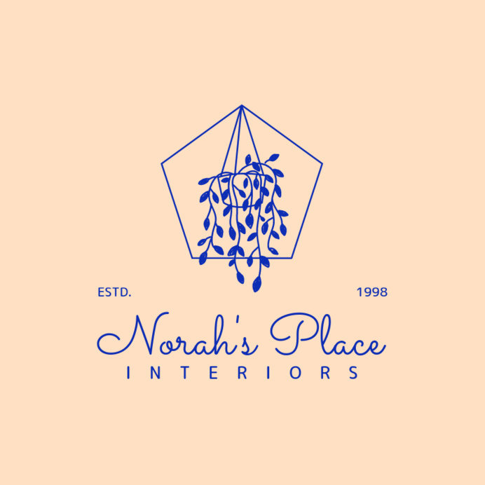 Placeit - Interior Design Logo Maker with an Elegant Ornament Graphic