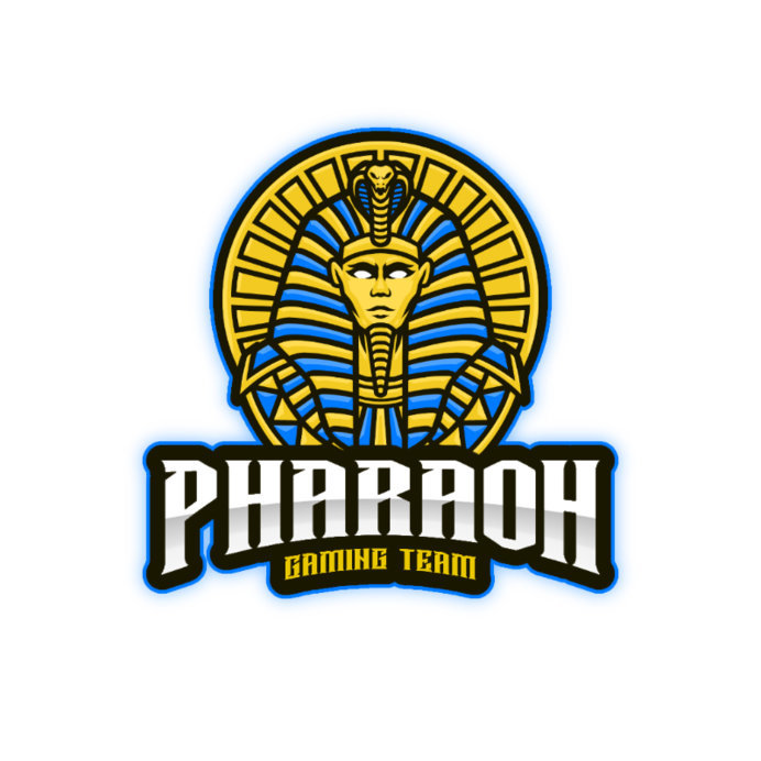 Placeit - Logo Maker for a Gaming Team with an Icon of an Egyptian Pharaoh