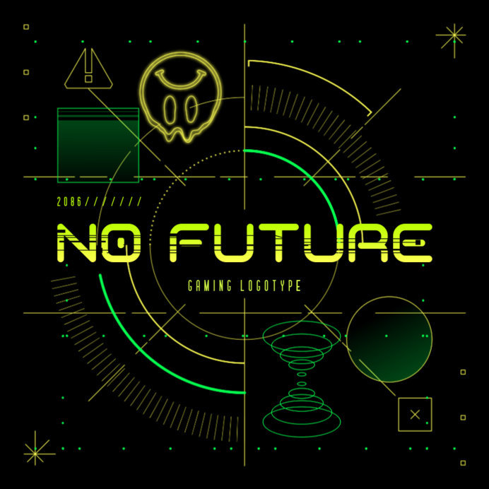 futuristic logo maker