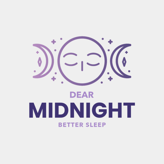 Placeit - Logo Creator with Moon-Themed Graphic for Sleeping Aid Products