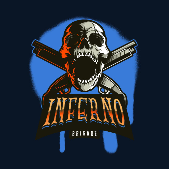 Placeit - Shooting Game Team Logo Maker with a Skull Graphic