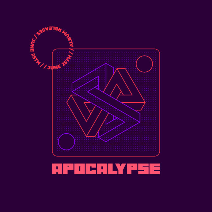 Placeit - Abstract Logo Template with an Optical-Illusion Figure