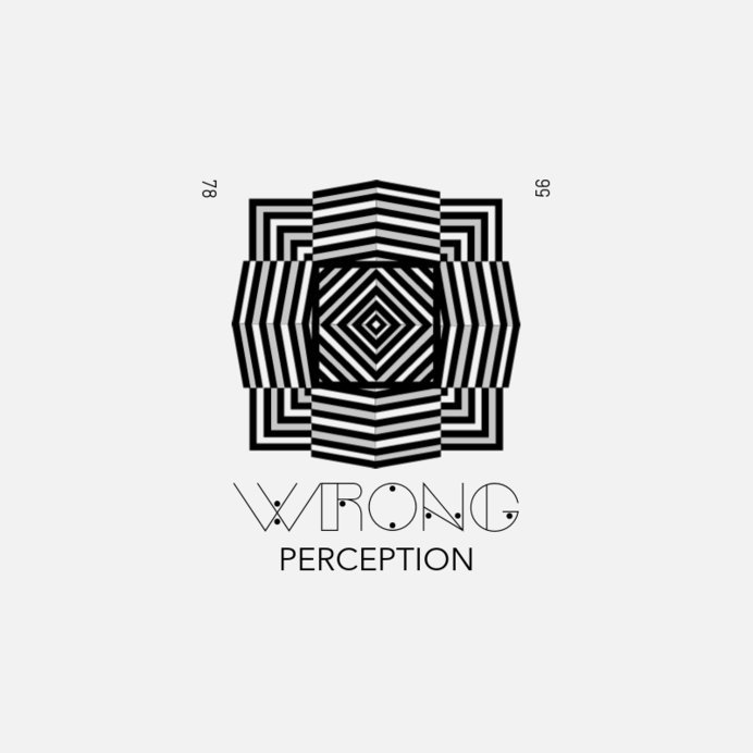 Placeit - Logo Template with an Abstract Graphic of a Perception Illusion