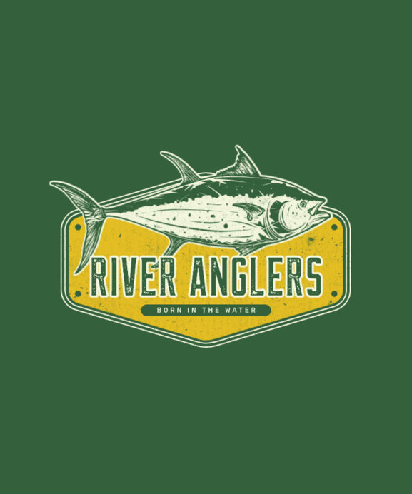 Placeit - T-Shirt Design Creator for a Fishing Team Featuring an ...