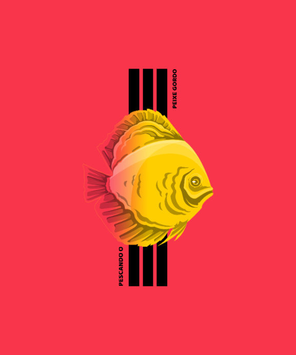 Placeit - Illustrated T-Shirt Design Creator with a Pixie Fish