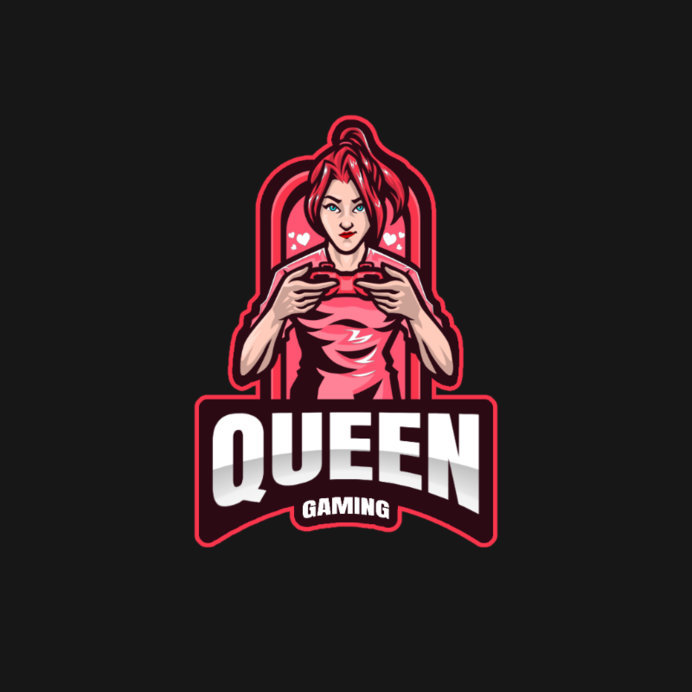 Placeit - Logo Template for a Female Gaming Squad