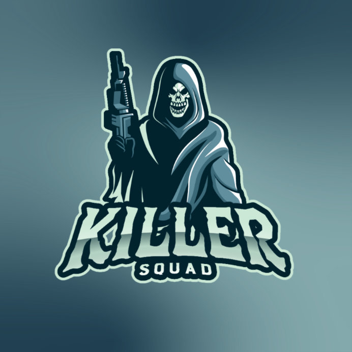 Placeit - Skeleton-Themed Logo Maker for a Killer Gaming Squad