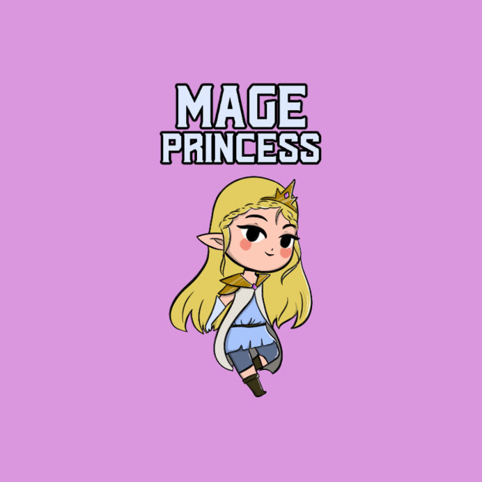 Placeit - Gaming Logo Maker Featuring a Character Inspired by Princess ...