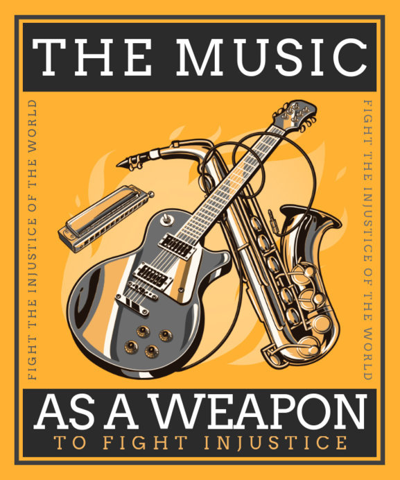 Placeit - Music-Themed T-Shirt Design Maker with Illustrations of ...