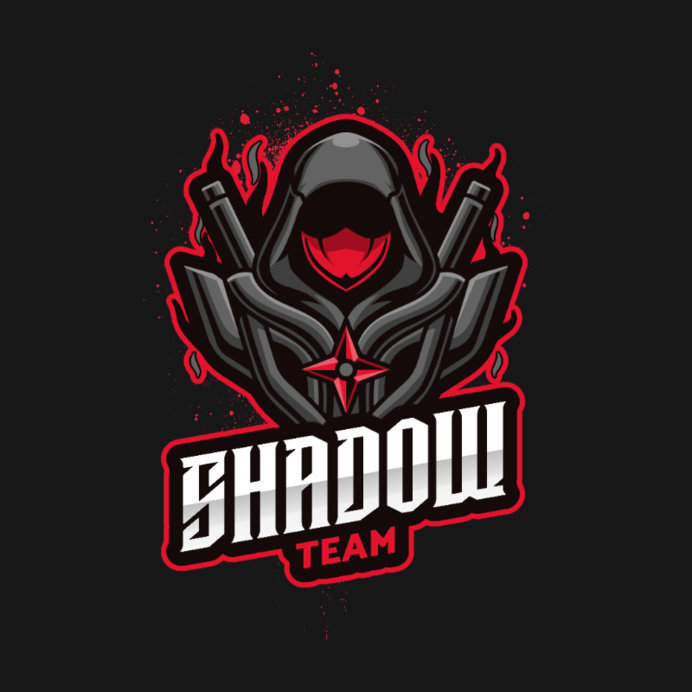 Placeit - Gaming Logo Generator Featuring a Modern Shadow Ninja
