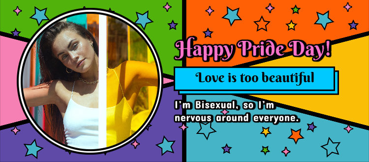 Placeit - Facebook Cover Maker for LGBT Pride Day Featuring a Bright ...